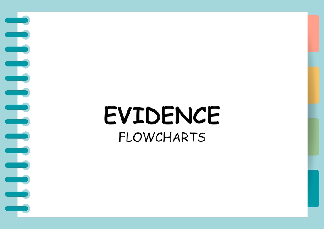 Evidence Flowcharts- Answer Any Evidence Question in Seconds Following ...