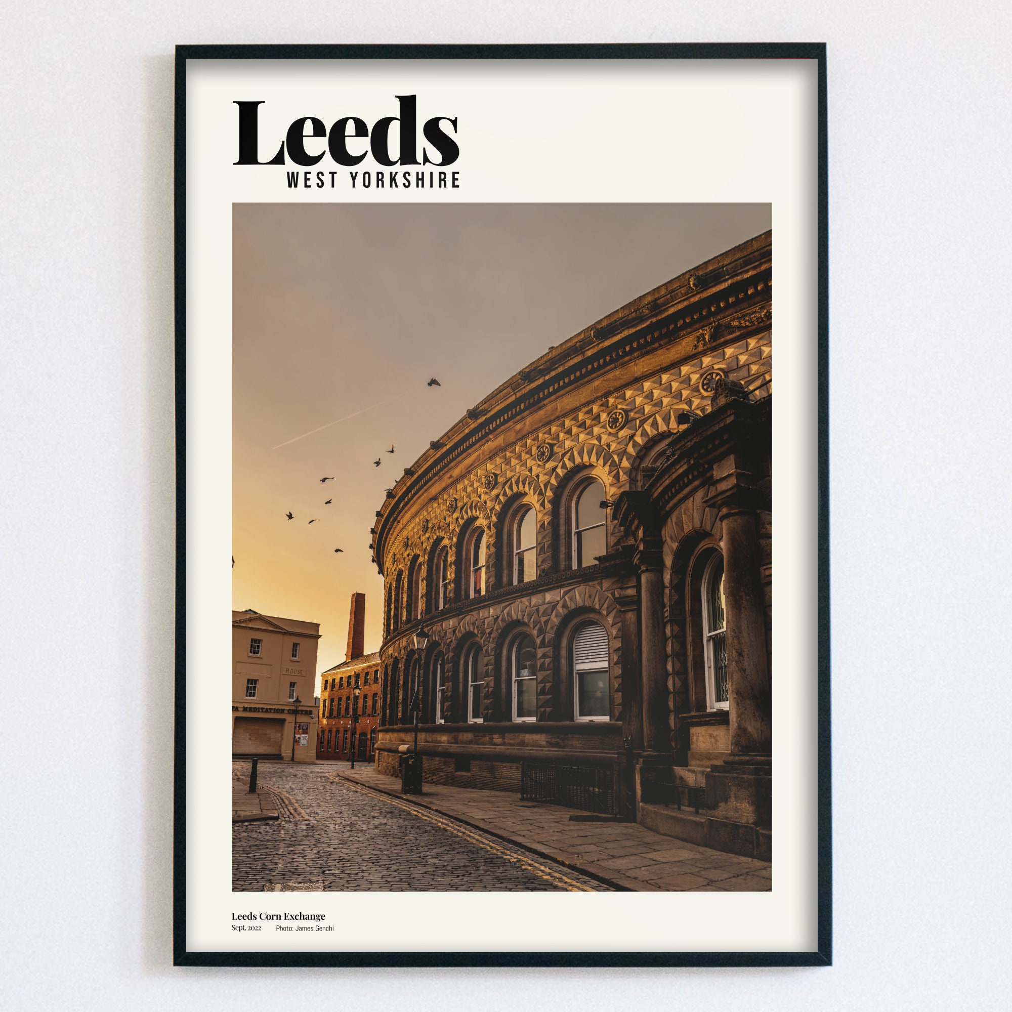 Leeds Corn Exchange Travel Poster Leeds West Yorkshire - Etsy UK
