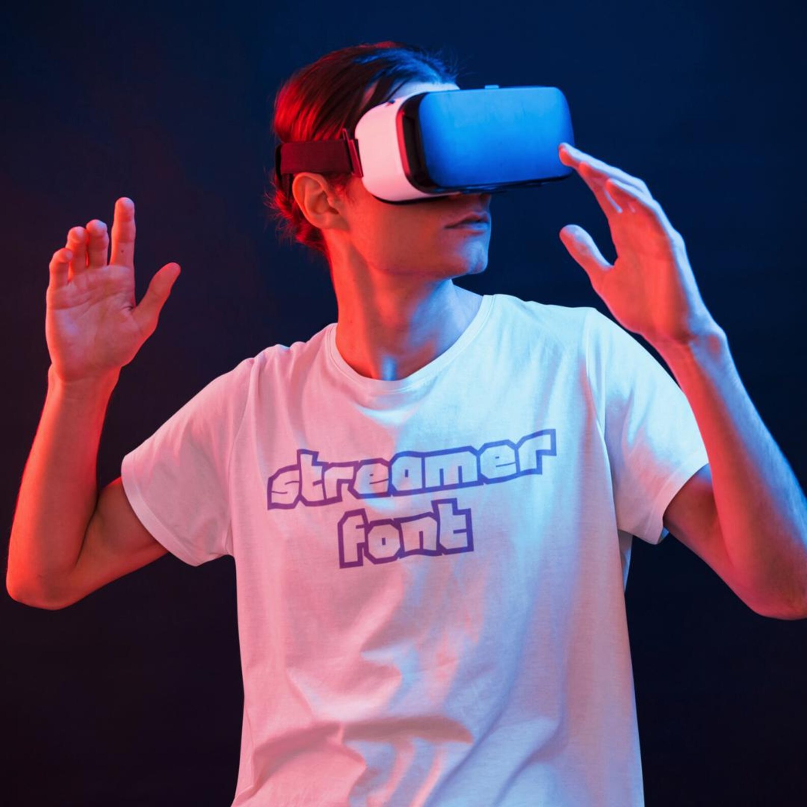 Streamer CUSTOM Font, Streamer Downloadable Font, Twitch Digital ...