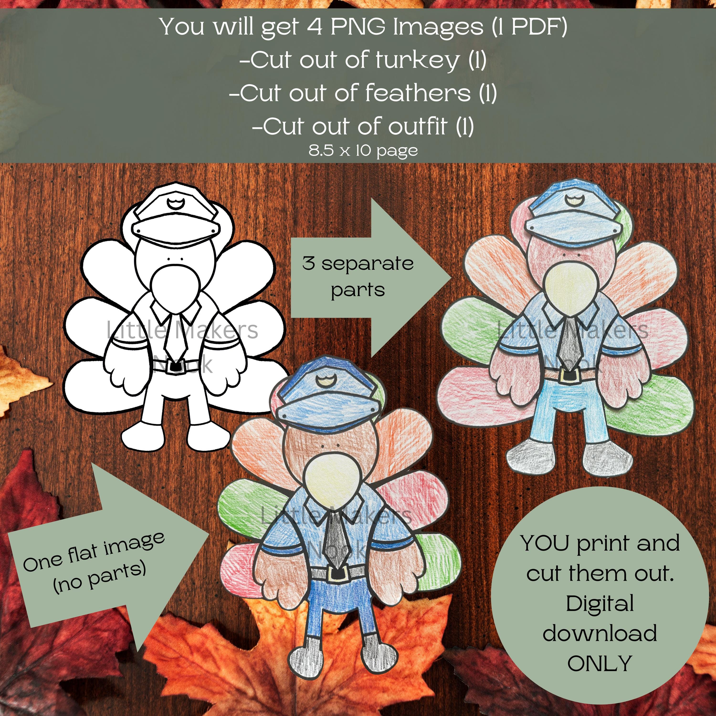 Disguise a Turkey Police Turkey Police Thanksgiving Police Officer ...