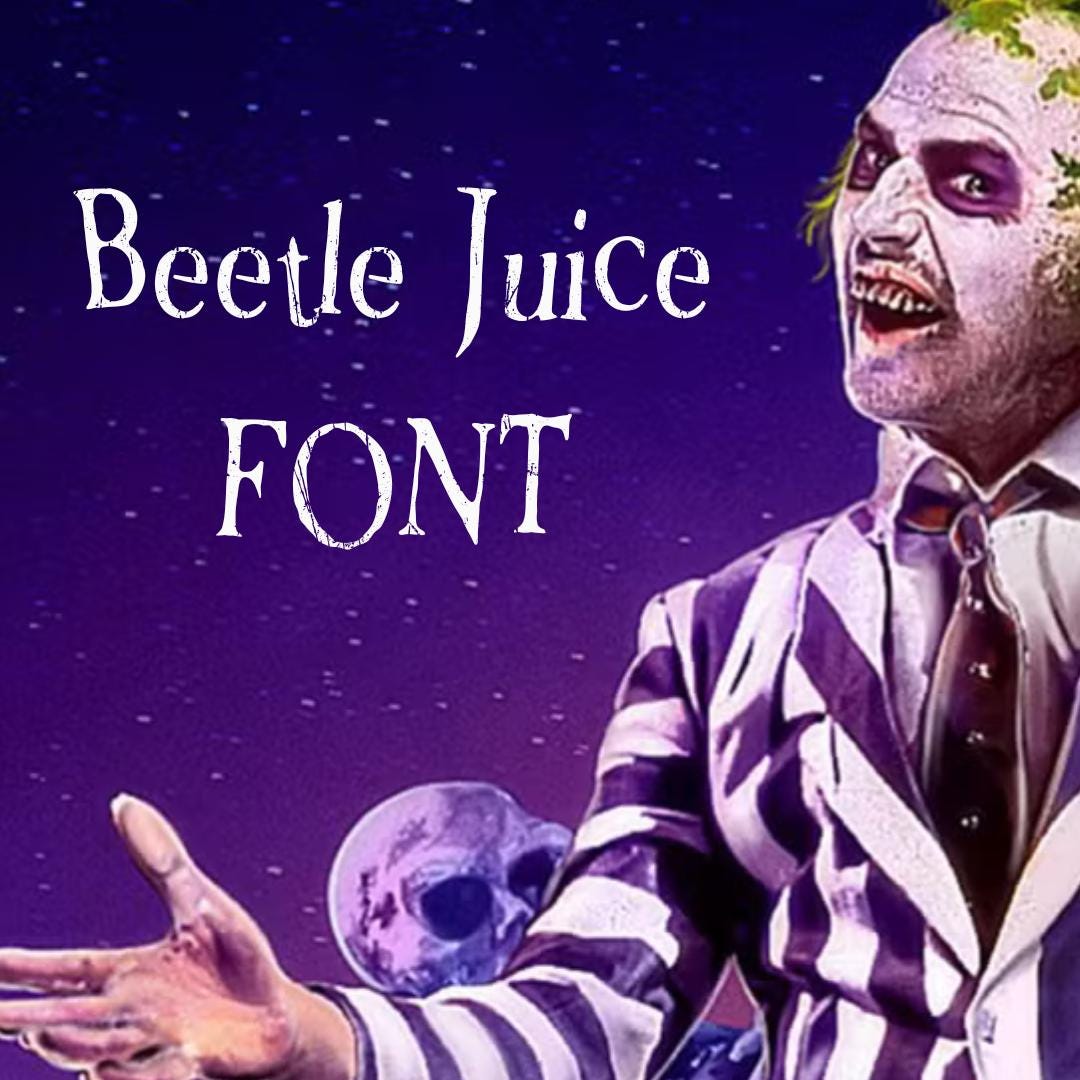 Beetle CUSTOM Font, Beetle Downloadable Font, Beetle Digital Download ...
