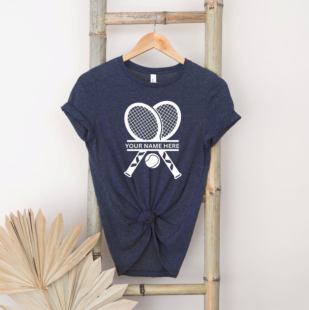 Custom Tennis Shirt, Tennis Club Shirt, Tennis Coach Gift, Tennis Team ...