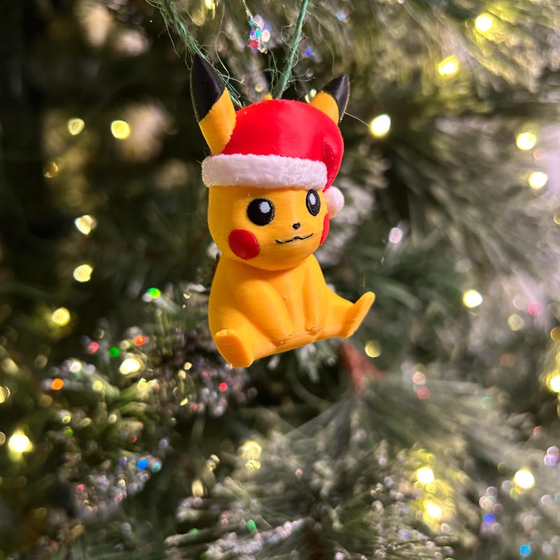 Santa Hat Pikachu - Etsy
