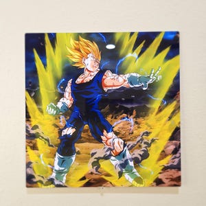 Majin Vegeta Metal Print 12x12" - Etsy