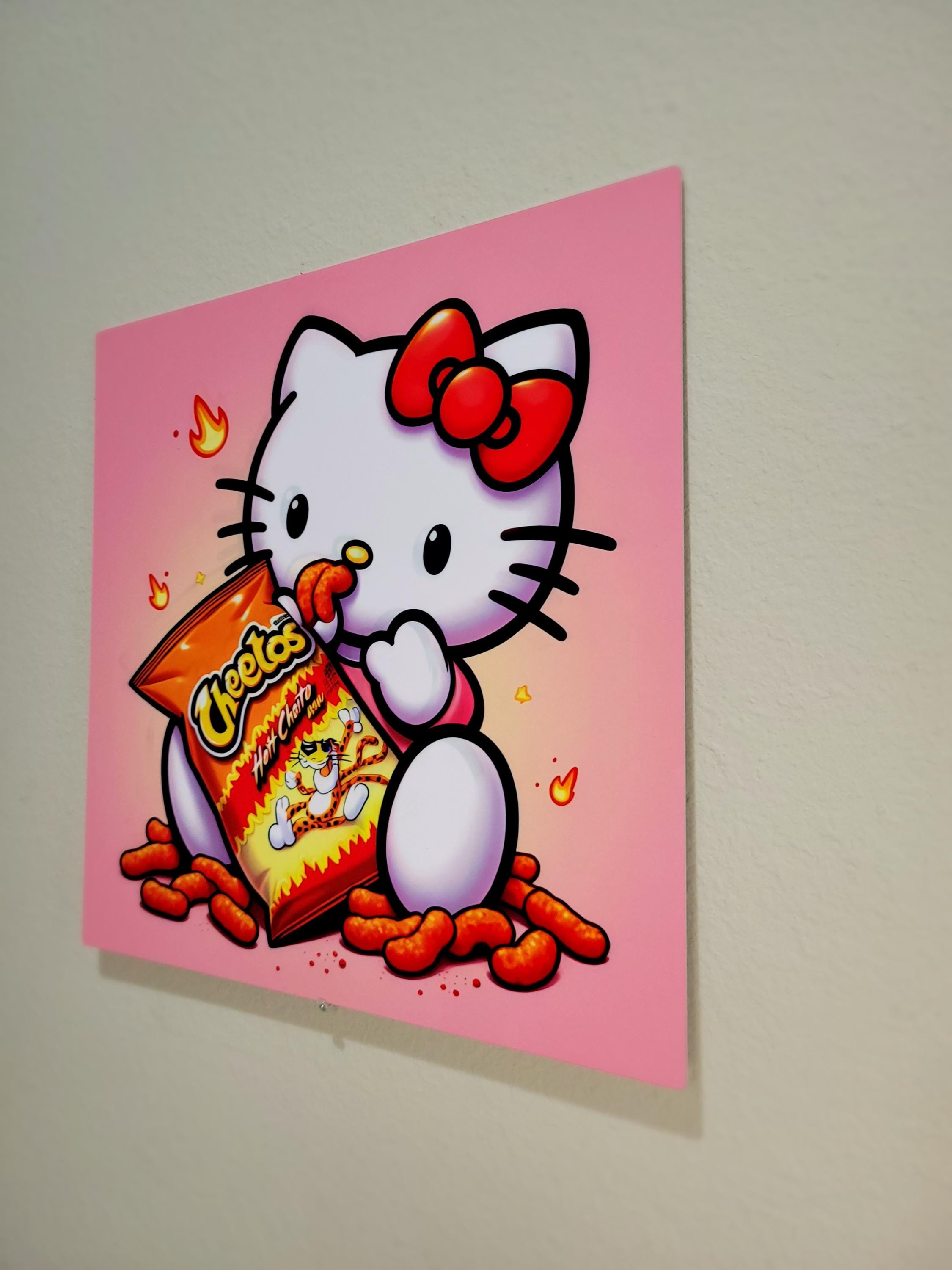 Hot Cheetos Anime Character Metal Print 12"x12" - Etsy