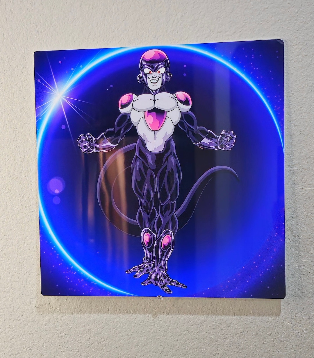 Black Frieza Metal Print 12"x12" - Etsy