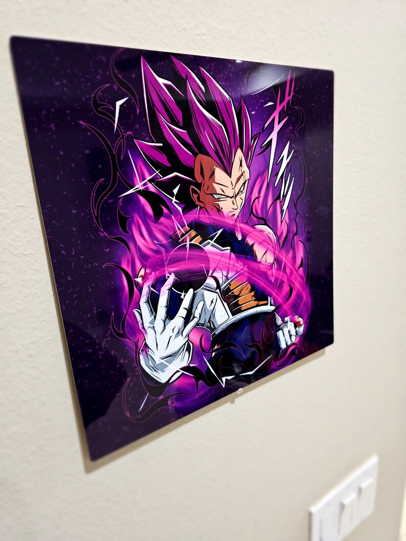 Vegeta Ultra Ego Self-destruction Metal Print 12"x12" - Etsy