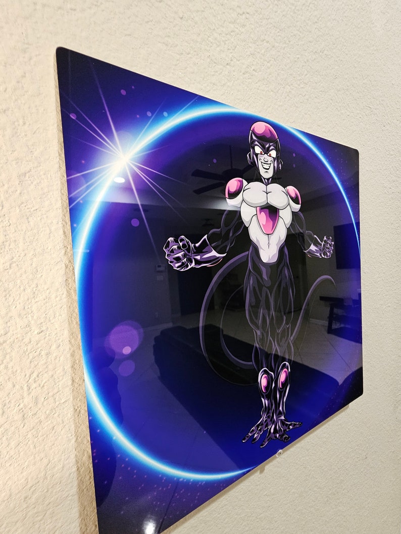 Black Frieza Metal Print 12"x12" - Etsy