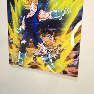 Majin Vegeta Metal Print 12x12" - Etsy