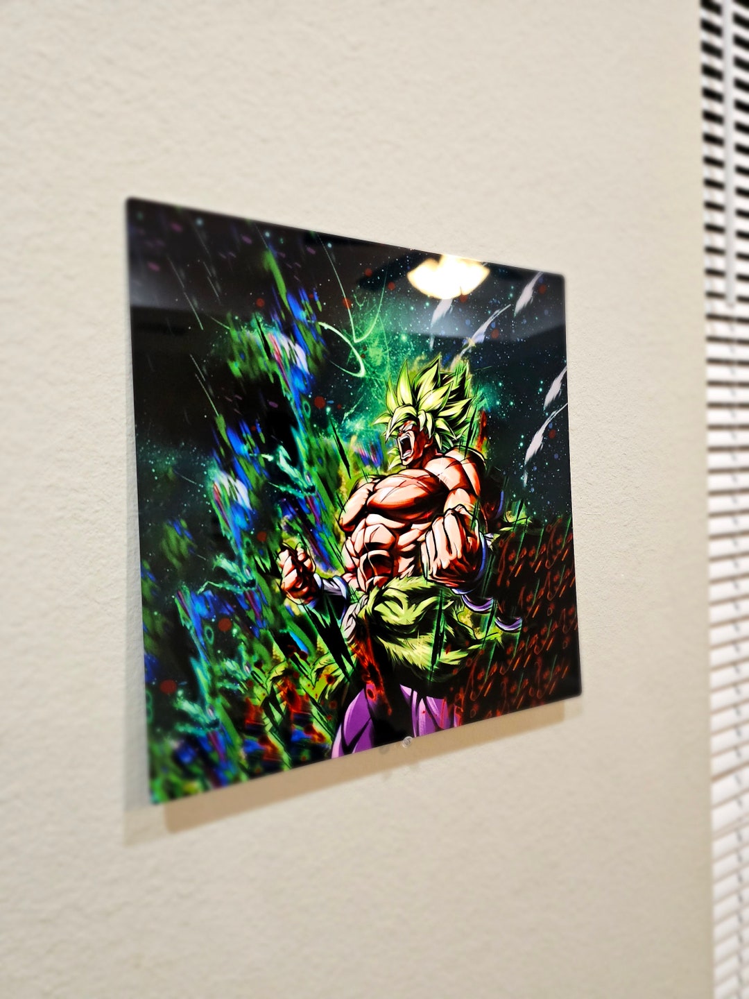 Broly Metal Panel - Etsy