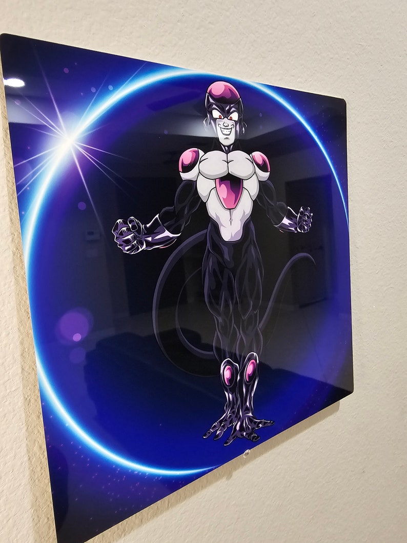 Black Frieza Metal Print 12"x12" - Etsy
