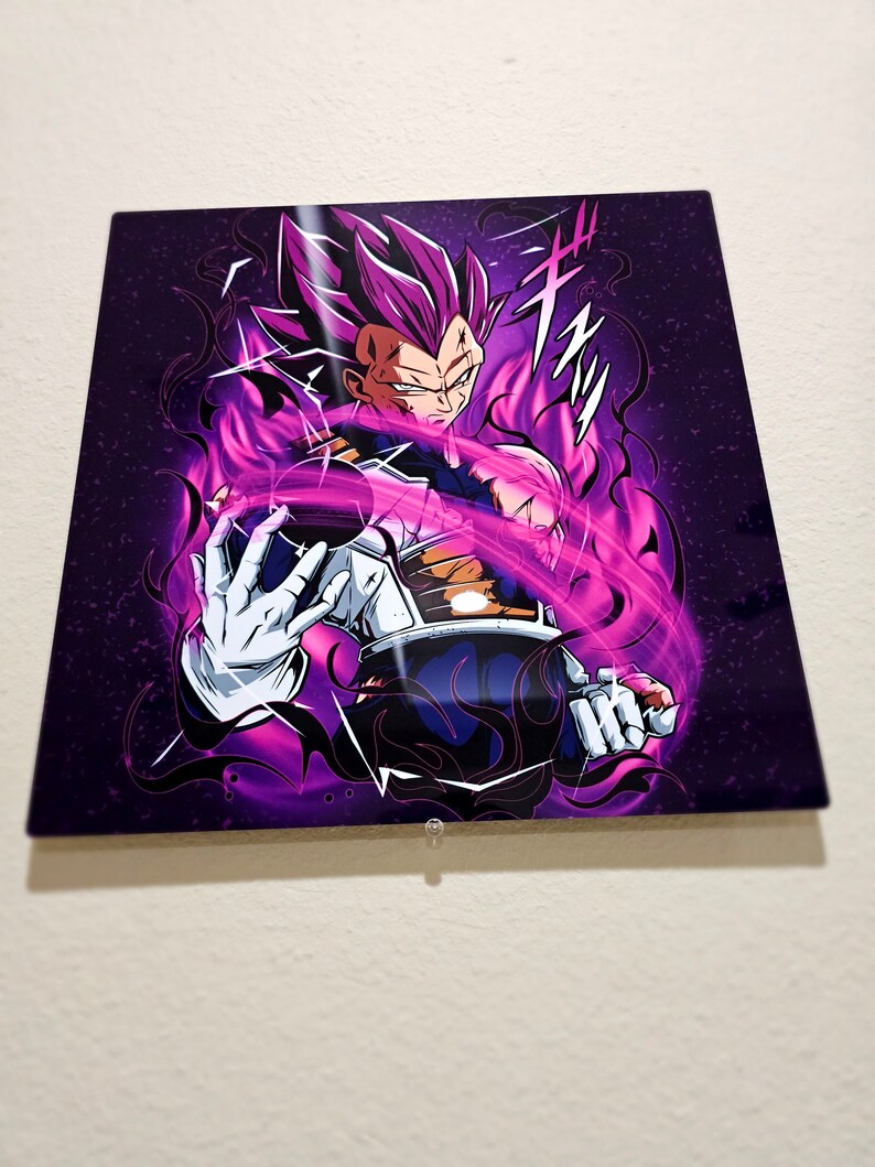 Vegeta Ultra Ego Self-destruction Metal Print 12"x12" - Etsy
