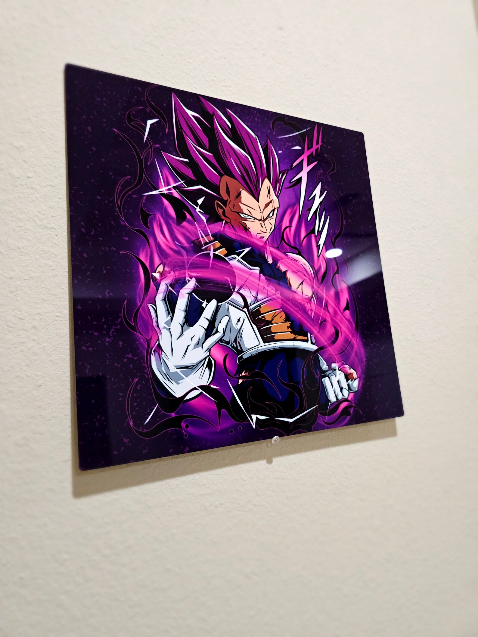 Vegeta Ultra Ego Self-destruction Metal Print 12"x12" - Etsy