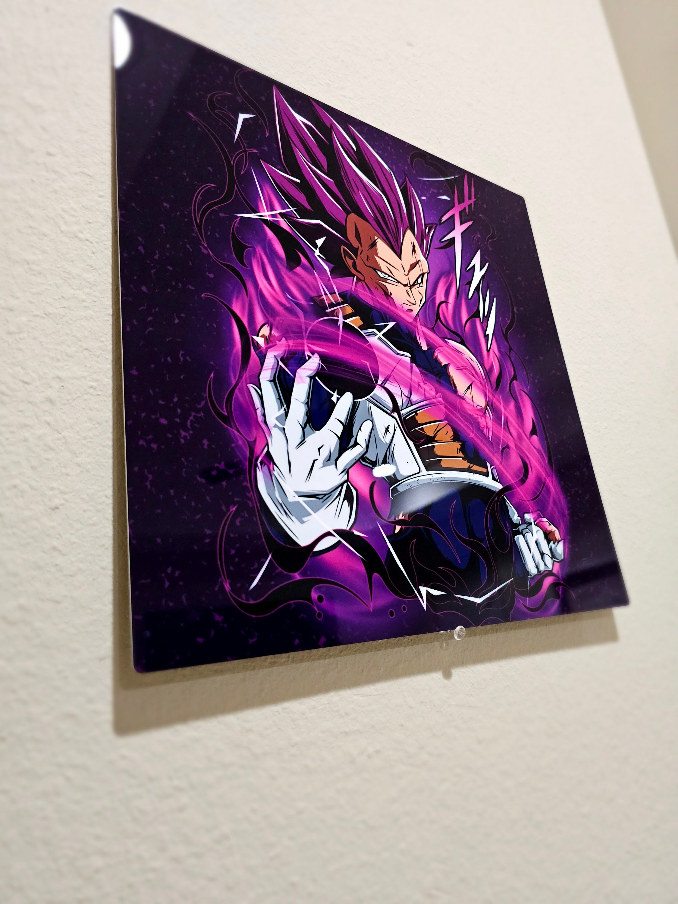 Vegeta Ultra Ego Self-destruction Metal Print 12"x12" - Etsy