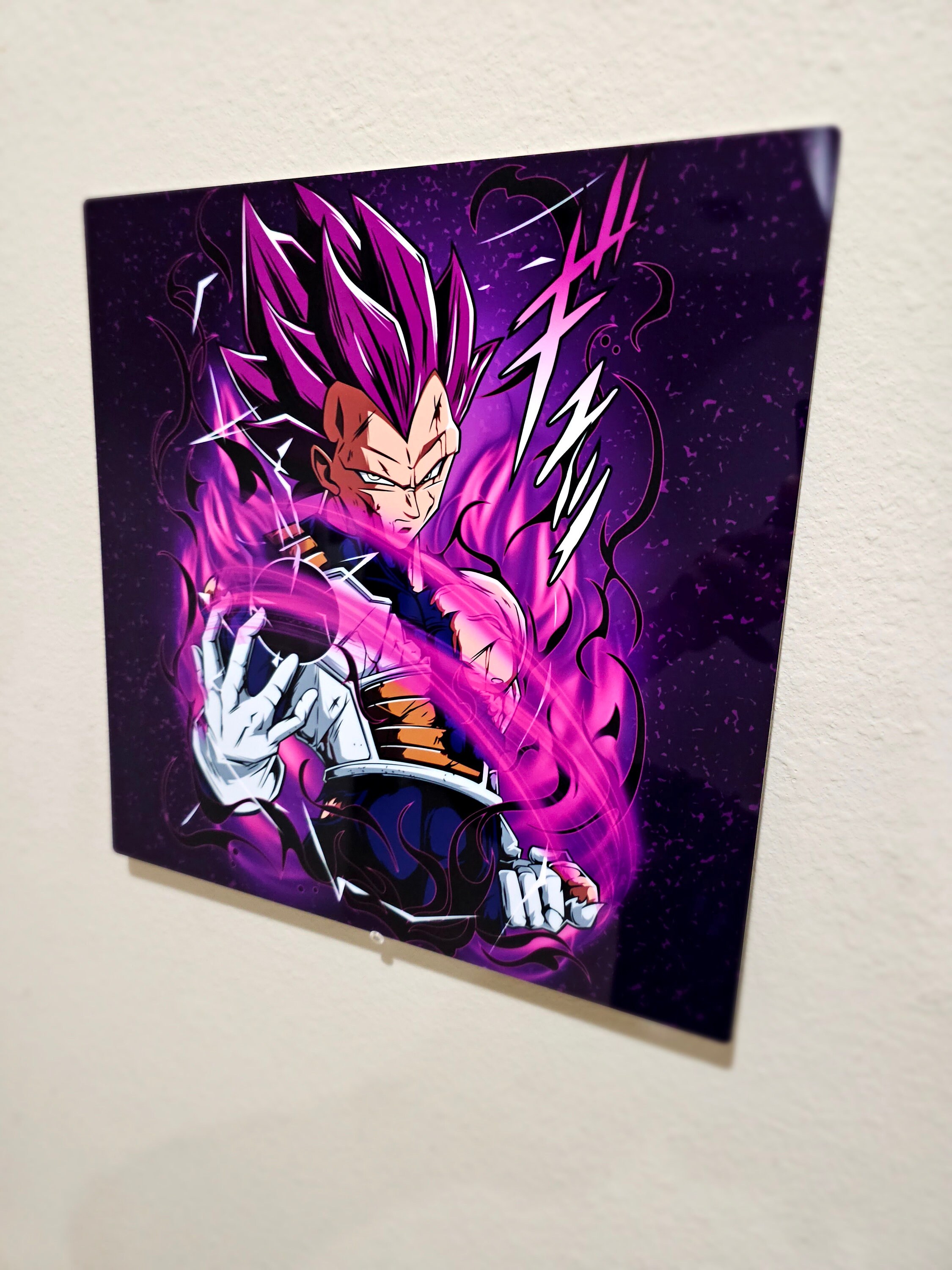 Vegeta Ultra Ego Self-destruction Metal Print 12x12 - Etsy