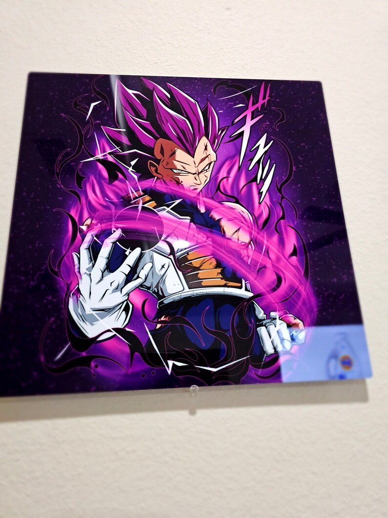 Vegeta Ultra Ego Self-destruction Metal Print 12"x12" - Etsy