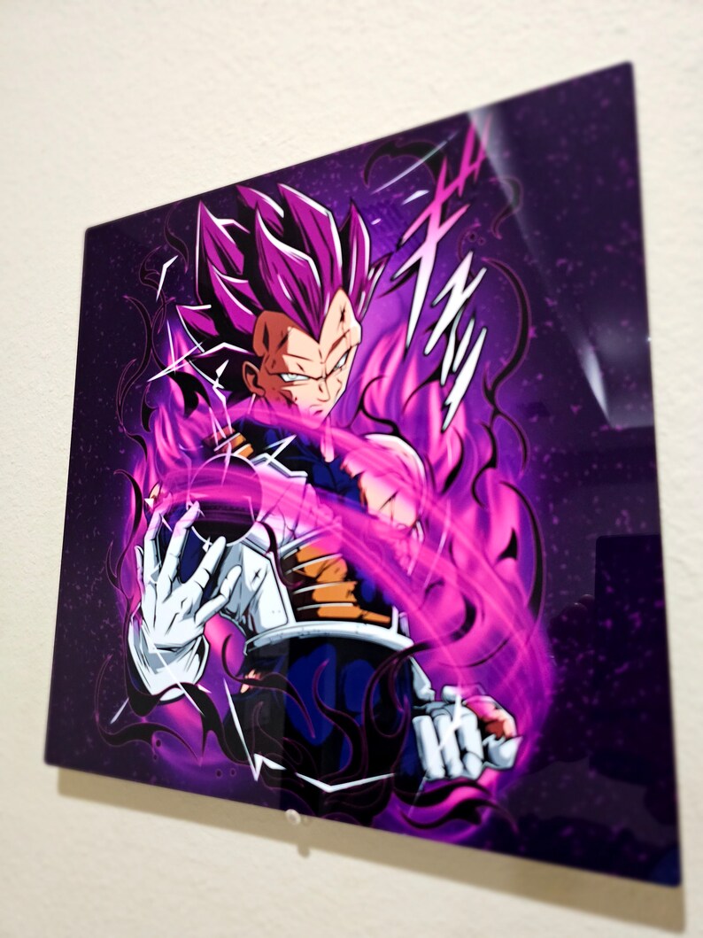 Vegeta Ultra Ego Self-destruction Metal Print 12x12 - Etsy
