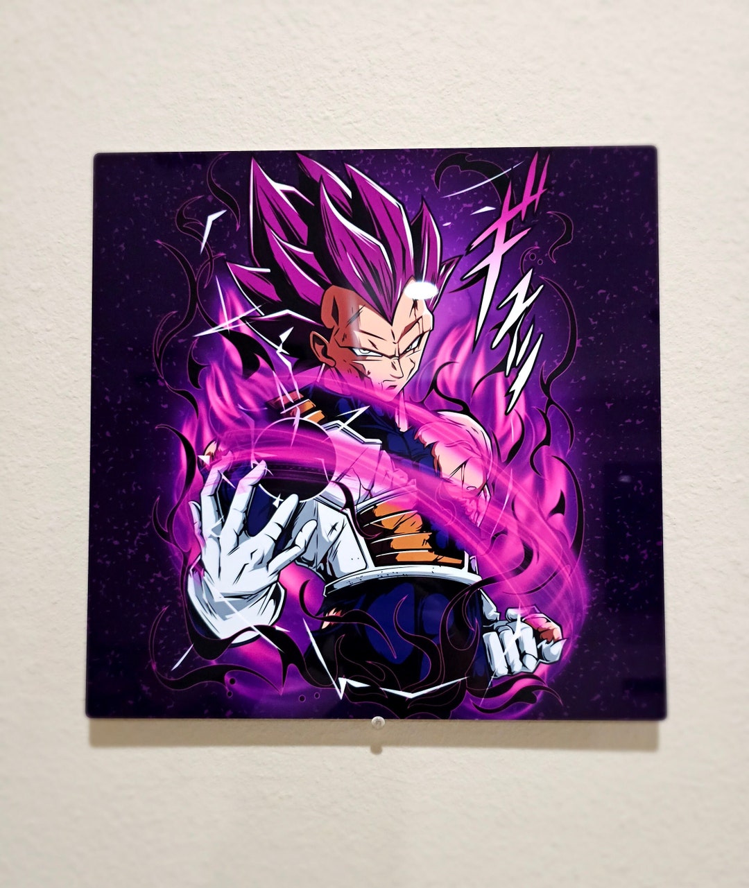 Vegeta Ultra Ego Self-destruction Metal Print 12"x12" - Etsy