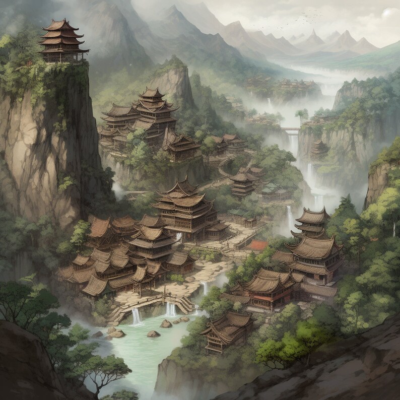 Travel to Exotic New Areas of Your Campaign With Our New Asian - Etsy