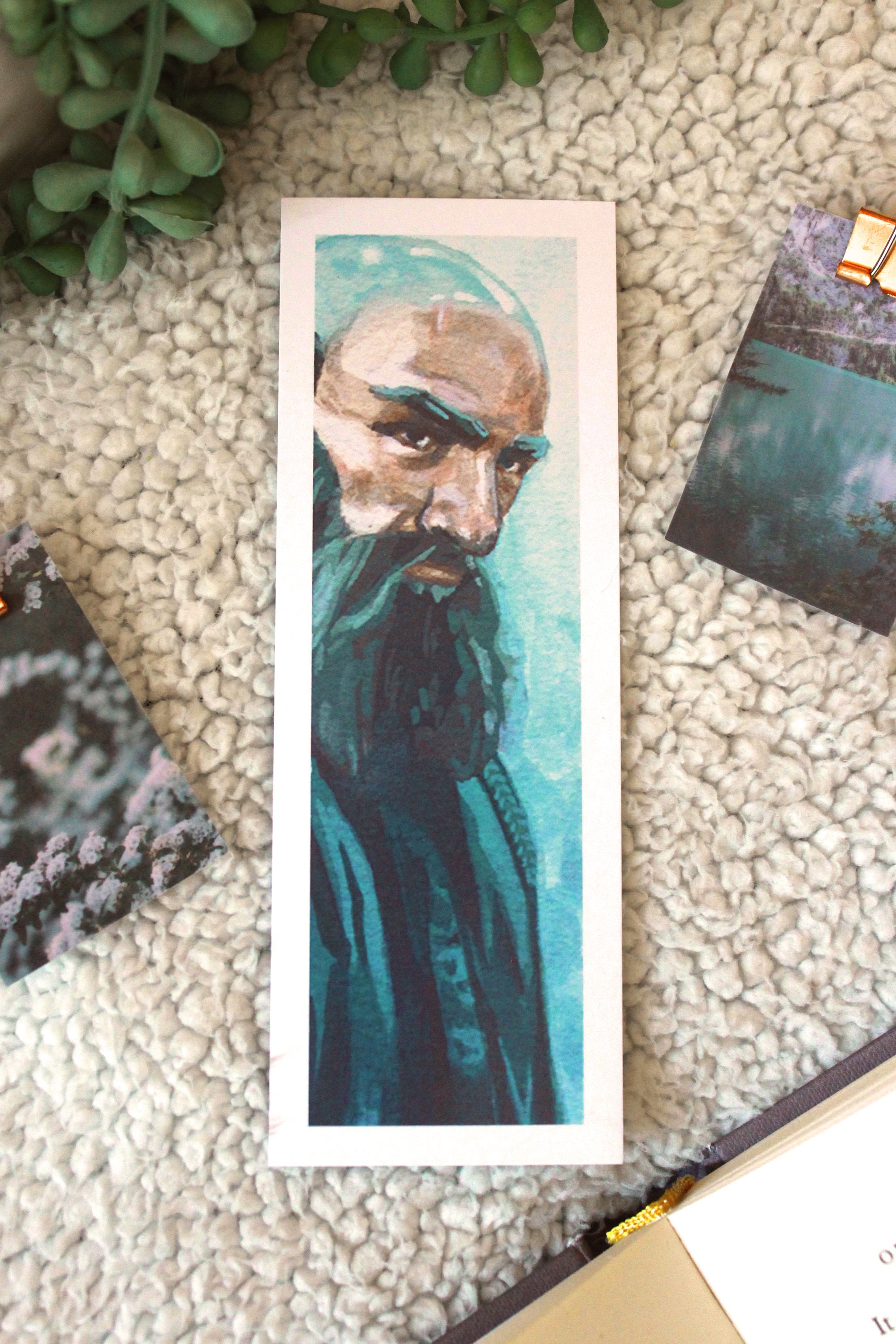 Dwarven Berserker | Art Print of Hand-painted Fantasy Bookmark - Etsy