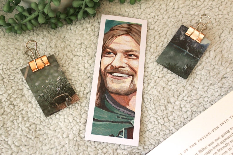 Valiant Soldier | Art Print of Hand-painted Fantasy Bookmark - Etsy