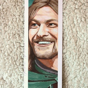 Valiant Soldier | Art Print of Hand-painted Fantasy Bookmark - Etsy