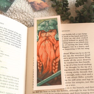 Dwarf Warrior | Art Print of Hand-painted Fantasy Bookmark - Etsy
