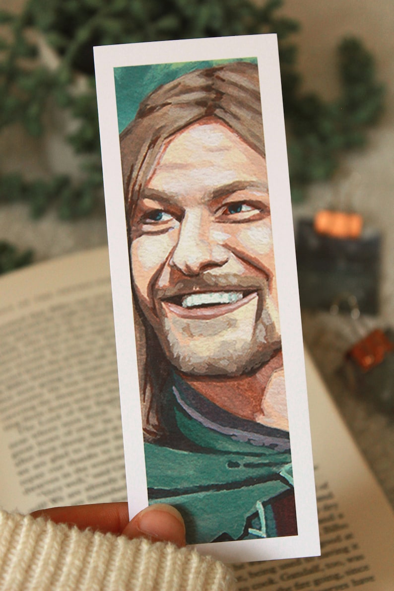 Valiant Soldier | Art Print of Hand-painted Fantasy Bookmark - Etsy