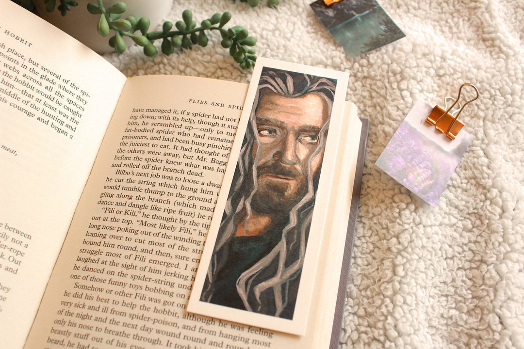 Dwarf King | Art Print of Hand-painted Fantasy Bookmark - Etsy