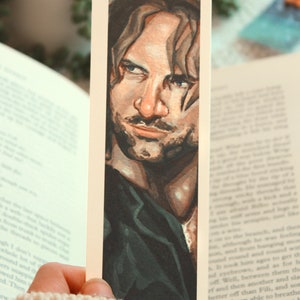 The King Bookmark | Art Print of Hand-painted Fantasy Bookmark - Etsy