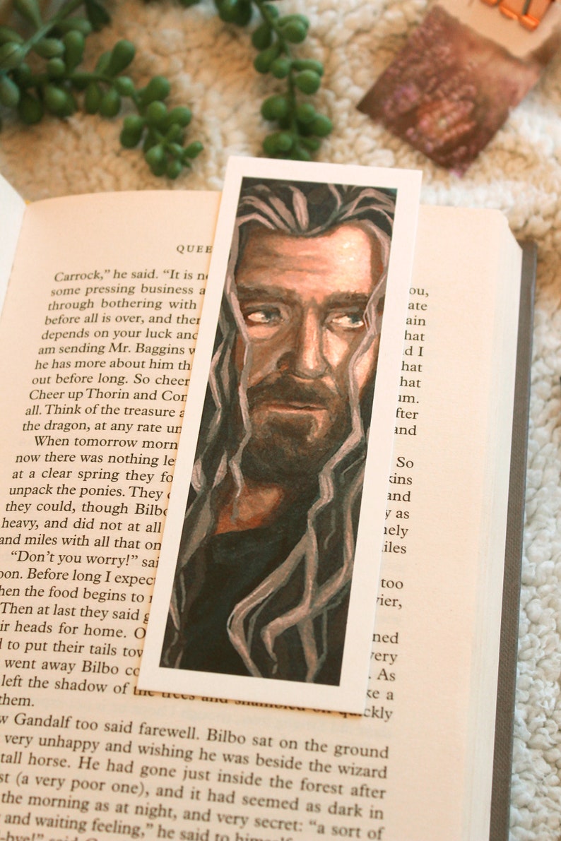 Dwarf King | Art Print of Hand-painted Fantasy Bookmark - Etsy