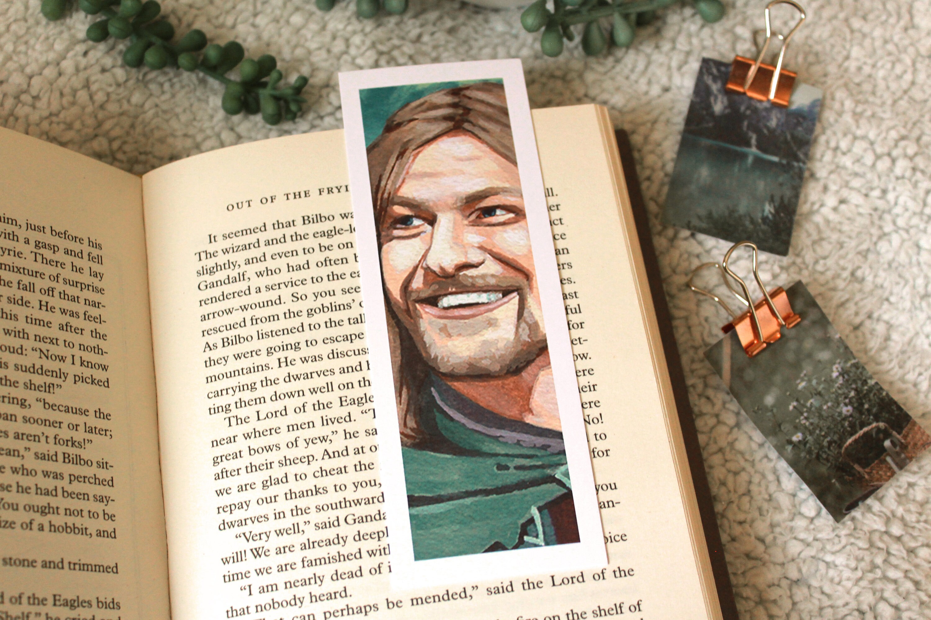 Valiant Soldier | Art Print of Hand-painted Fantasy Bookmark - Etsy