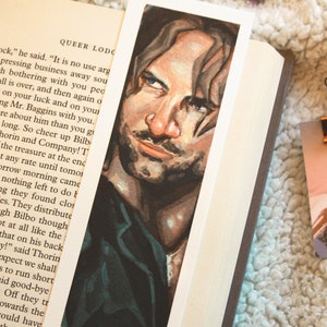 The King Bookmark | Art Print of Hand-painted Fantasy Bookmark - Etsy UK