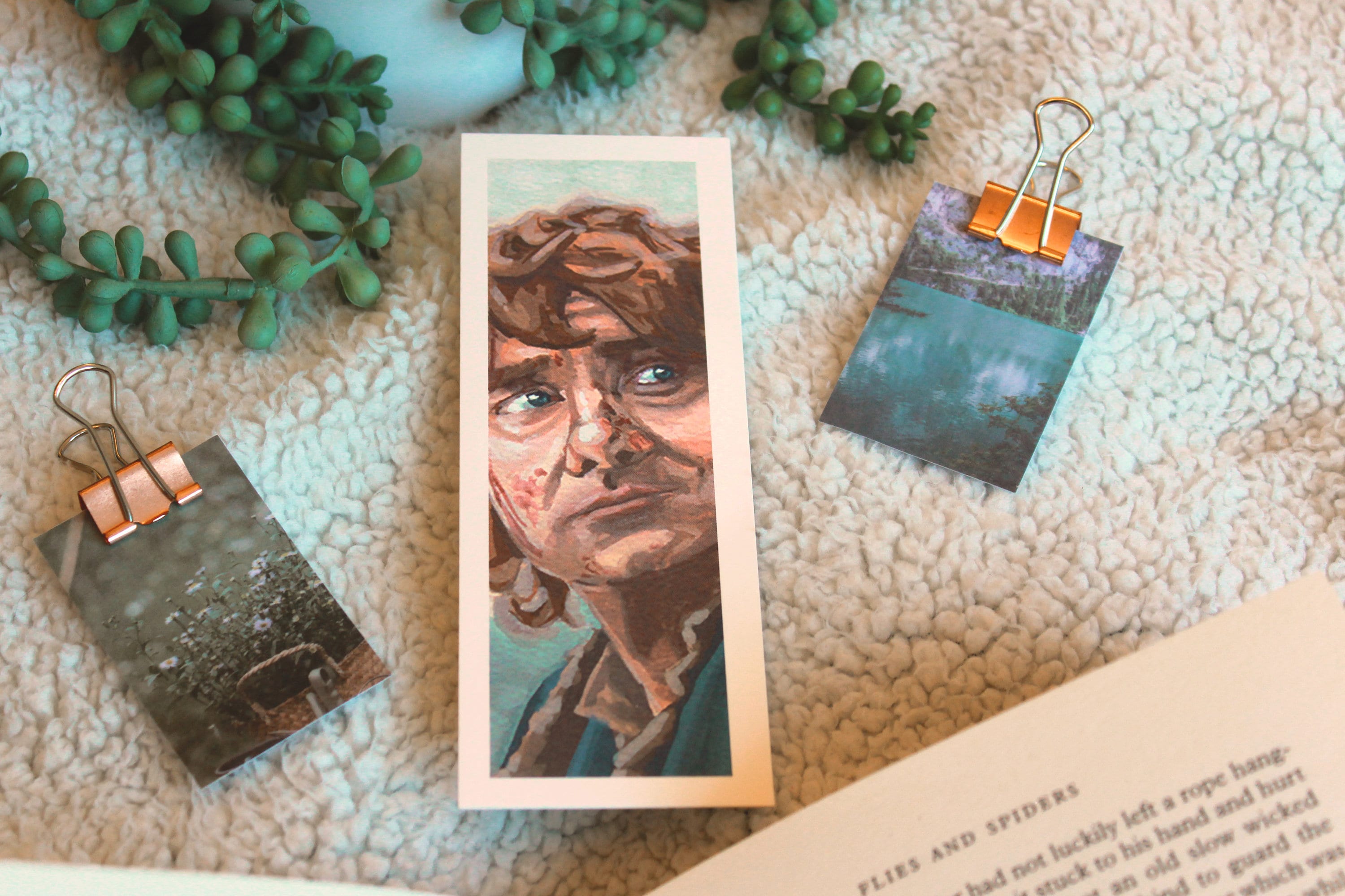 Adventurer Bookmark Art Print of Hand-painted Fantasy Bookmark - Etsy