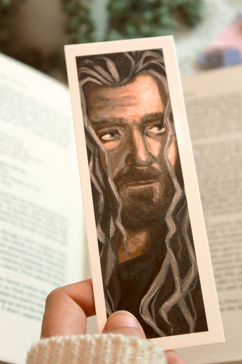 Dwarf King | Art Print of Hand-painted Fantasy Bookmark - Etsy