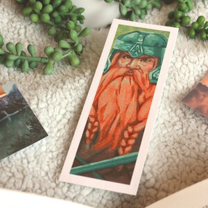 Dwarf Warrior | Art Print of Hand-painted Fantasy Bookmark - Etsy