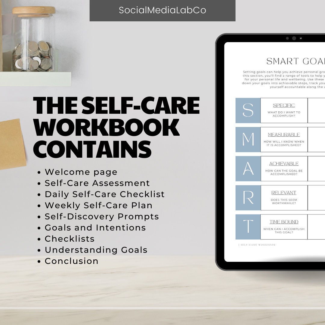 Self Care Workbook | Self Care Coaching | Self Care Planner | Life ...