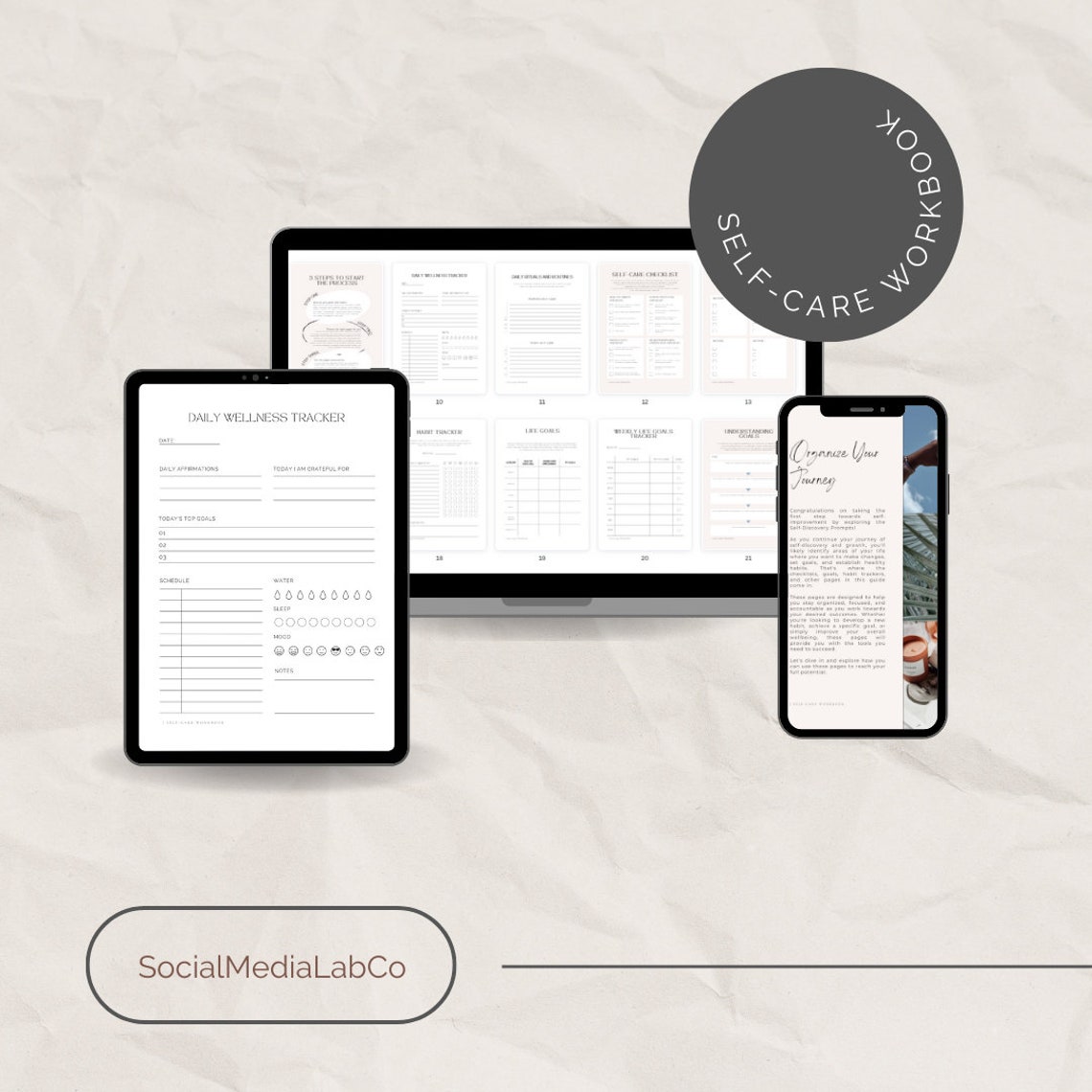 Self Care Workbook | Self Care Coaching | Self Care Planner | Life ...