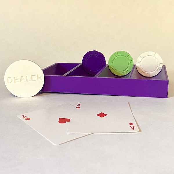 Poker Chip Holder - Etsy