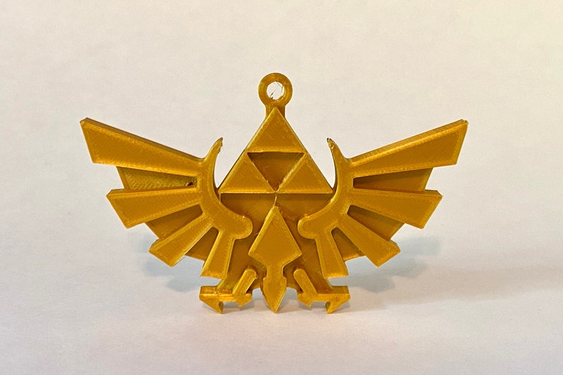 Triforce 3D Print File Legend of Zelda Keychain STL Model - Etsy