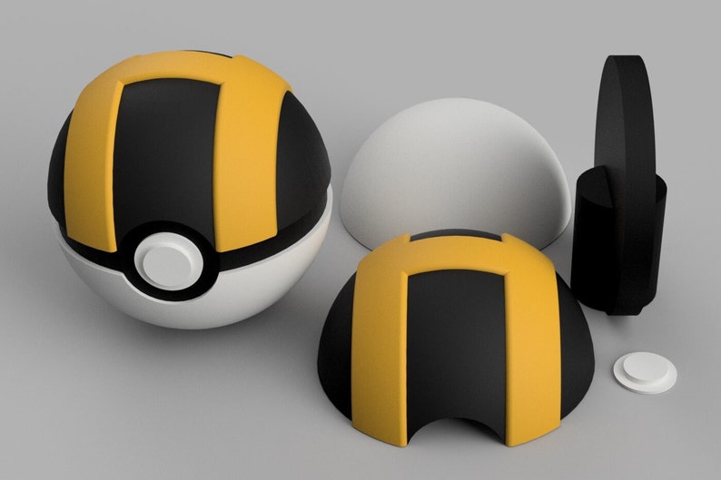 Pokemon Ultra Ball STL 3D Print File - Etsy