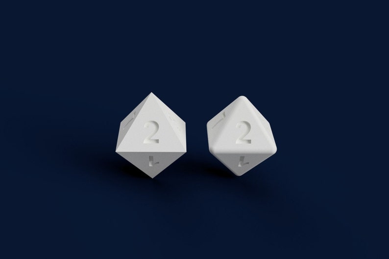 DND Dice Numbered STL Print File | Dice Set | Dungeons and Dragons | 3D ...