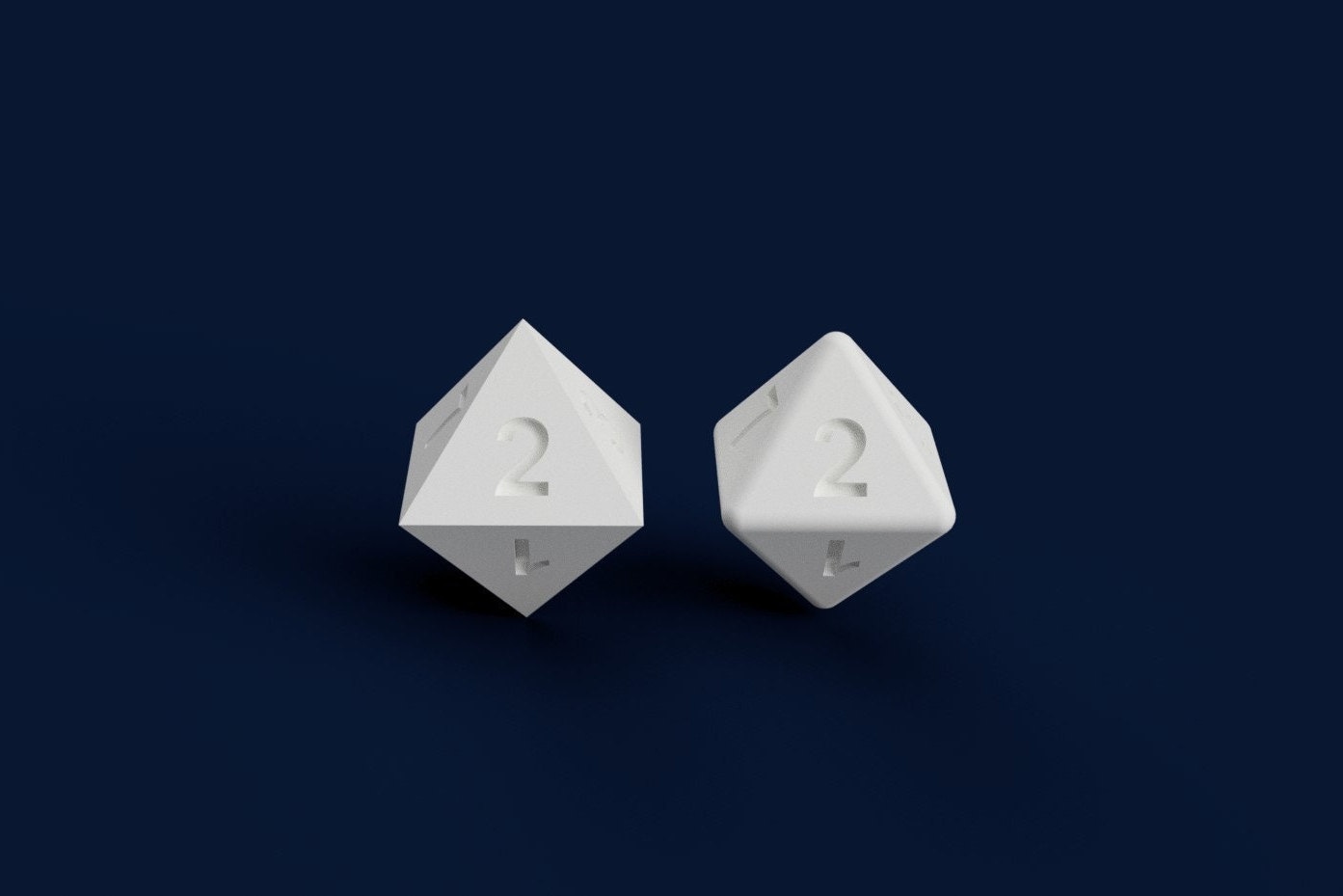 DND Dice Numbered STL Print File Dice Set Dungeons and Dragons 3D ...