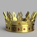 King and Queen Crowns STL 3D Print File - Etsy