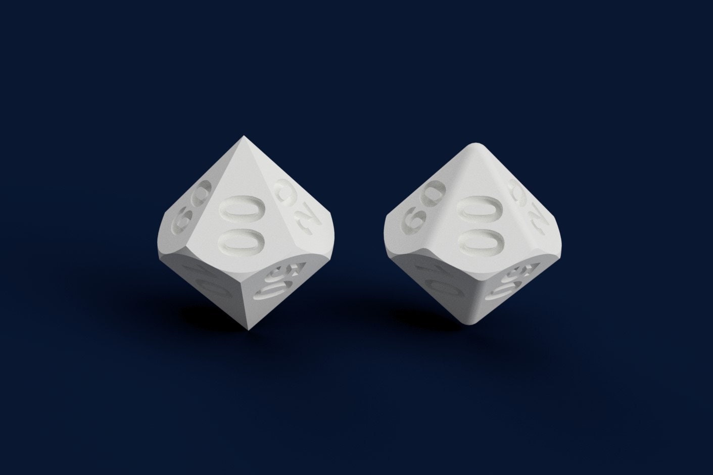 DND Dice Numbered STL Print File | Dice Set | Dungeons and Dragons | 3D ...