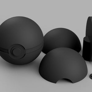 Pokemon Pokeball STL 3D Print File - Etsy