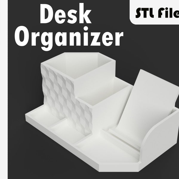 Desk Organizer 3d File - Etsy