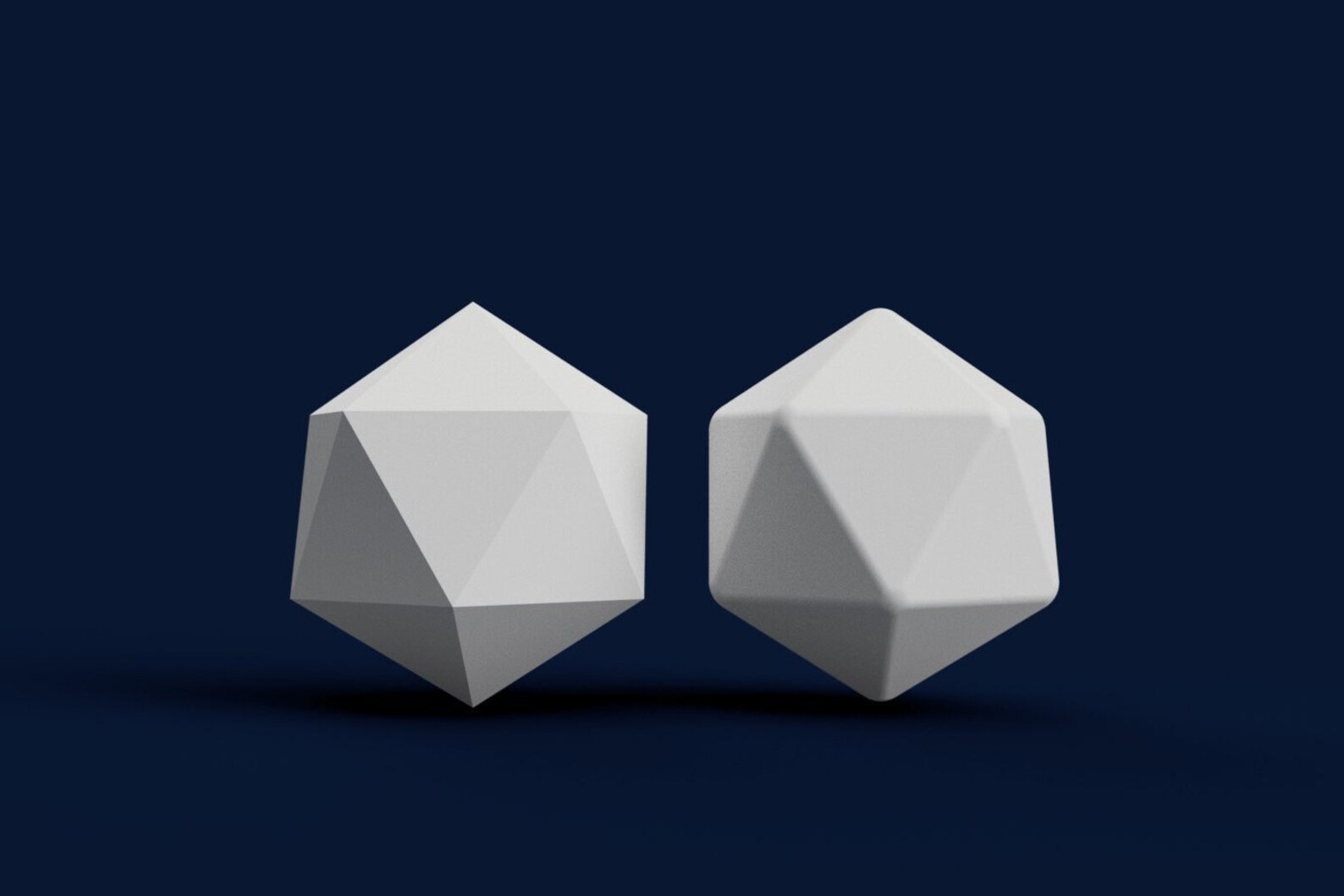 Dnd Dice Set Blank Faces STL 3D Print File - Etsy