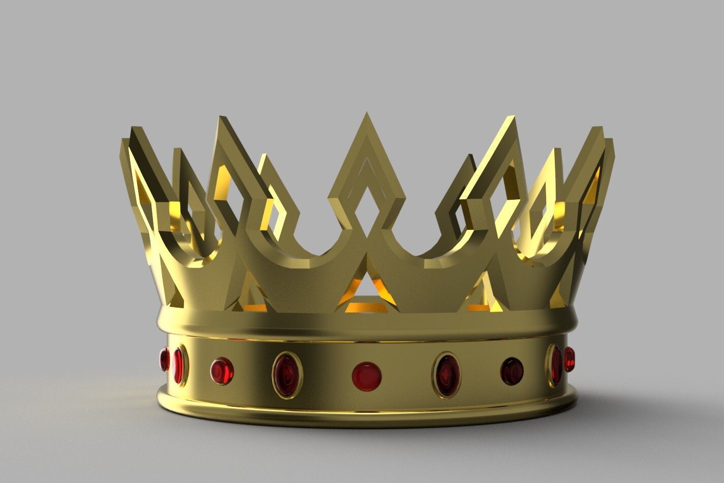 Kings Crown STL 3D Print File - Etsy