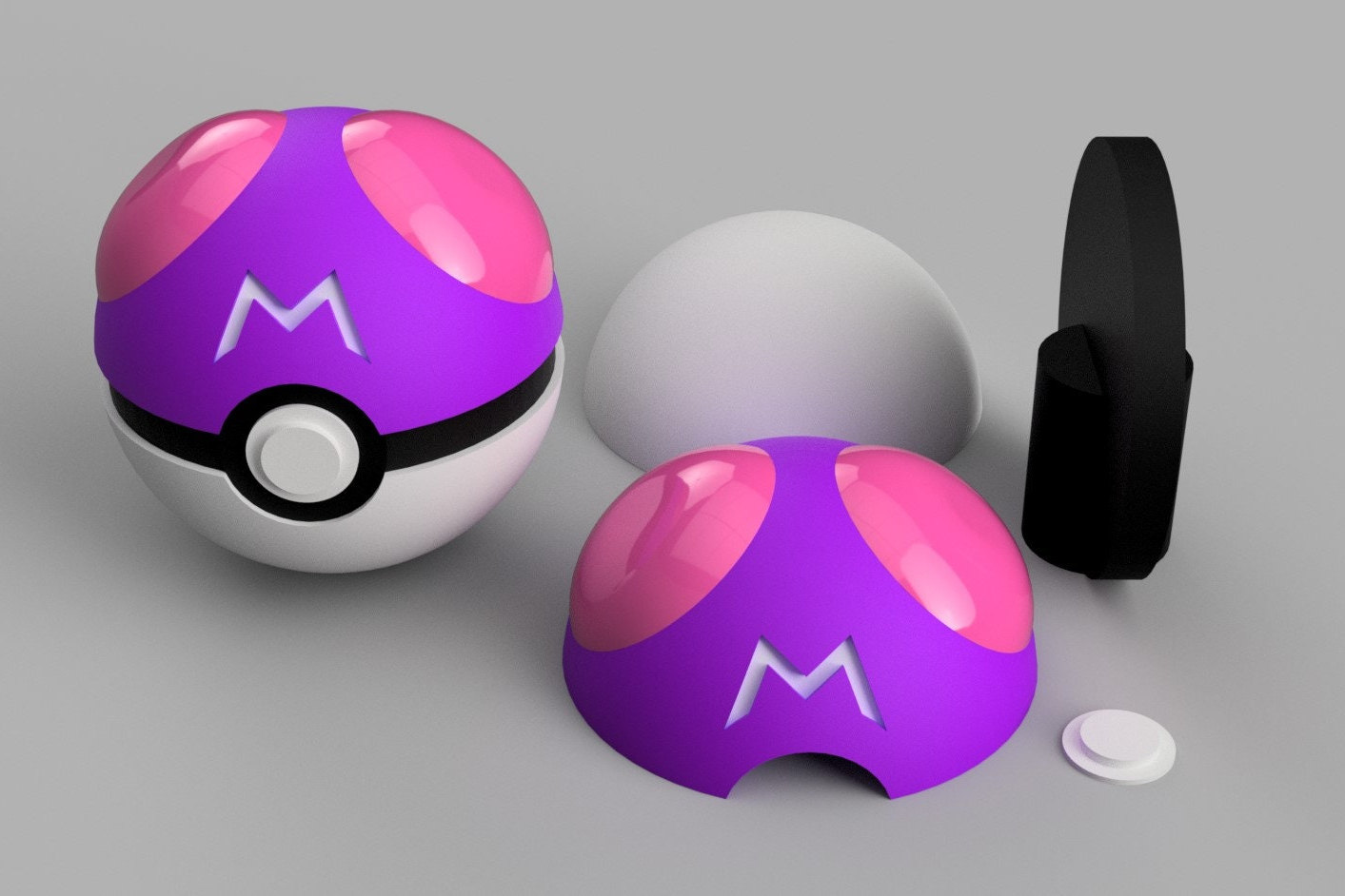 Pokemon Master Ball 3D Print File STL - Etsy